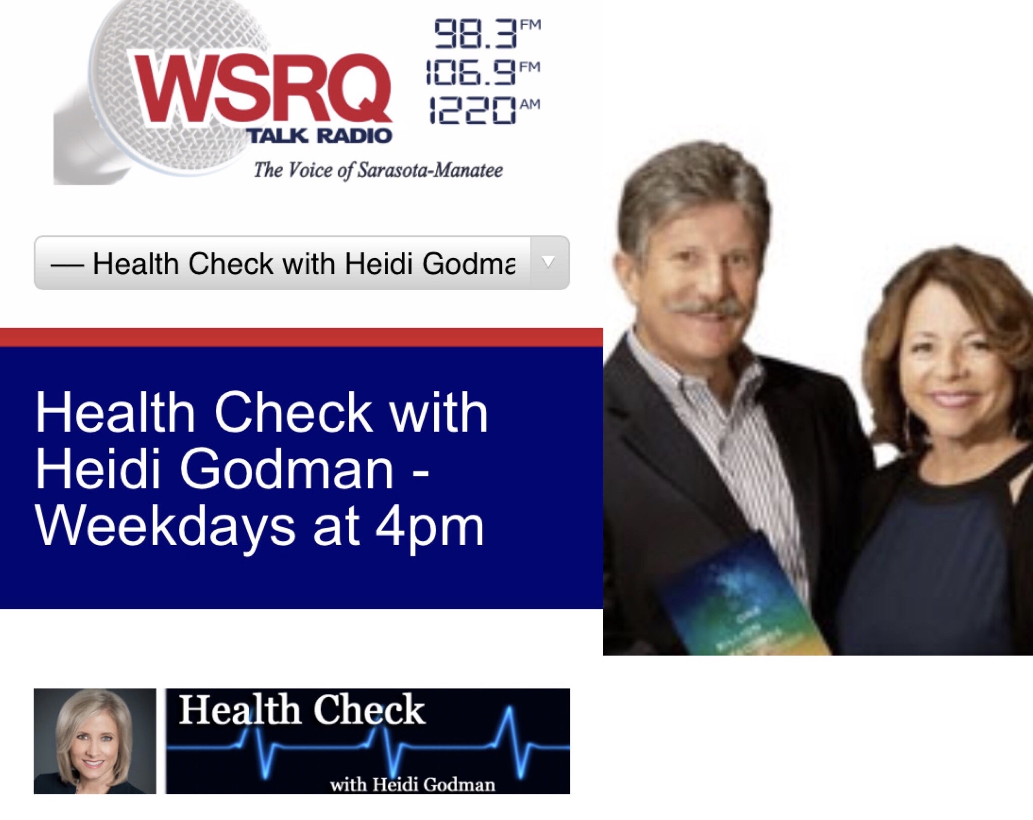 Heidi Godman, Interviews New WSRQ Radio Show Hosts, Poppy and Geoff ...